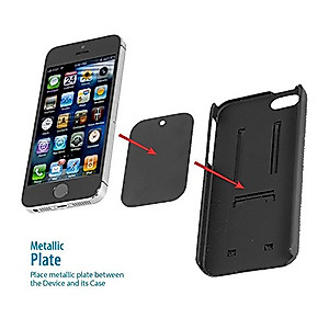 WixGear Car Mount, Universal Air Vent Magnetic Car Mount Holder, with Fast Swift-Snap Technology for All Smartphones