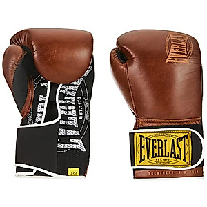 Everlast P00002502 1910 Classic Training Glove Brown 14OZ