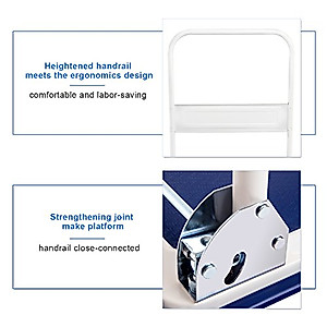 Giantex 5 660lbs Platform Cart Dolly Folding Foldable Moving Warehouse Push Hand Truck, Blue, 35.5inch x 24inch (Baseboard)