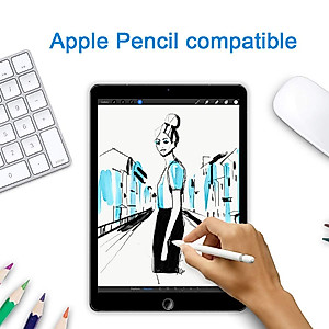 for iPad Air 2 Screen Protector【2 Pack】iPad 6th/5th Generation Screen Protector(2018/2017 Model) iPad 9.7 inch Screen Protector Tempered Glass, iPad Air 1/ iPad Pro 9.7 Inch. Ultra HD，Alignment Frame