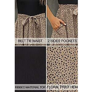 Zattcas Ribbed Midi Dress for Women Work Teacher Dress with Sleeve Black S