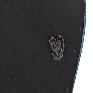 AyeWish Floor Mirror, Wavy Full Length, Wave Standing, Large Tall Wall Mounted or FreeStanding, 63"24", Flannel Frame- Black