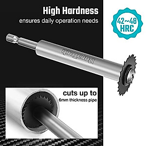 DURATECH Inside Pipe Cutter with 2 Replaced Blades, for PVC and Plastic Pipe