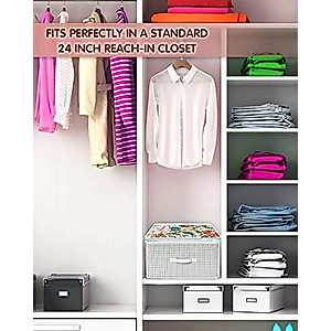 Cozy Casa Large Capacity Comforter Storage Bags for Comforters and Blankets-- Clothes Organizer for Closet