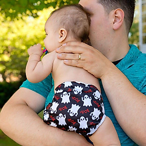 KaWaii Baby Happy Leak-Free One Size Diaper Cover for Boy & Unisex, Cloth Diaper Cover, Reusable Waterproof Baby Diaper Cover - Pack of 6