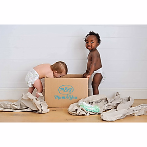 Mum & You Nappychat Diapers, Size 4 (Pack of 2), Unisex-Babies, Soft and Flexible, Hypoallergenic, Dermatologically Tested, Eco-Friendly, Chlorine-Free, 100% Renewable Energy