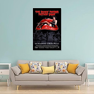 The Rocky Horror Picture Show Poster Movie Poster for Bedroom Aesthetic Wall Decor Canvas Wall Art Gift 12x18inch(30x45cm)