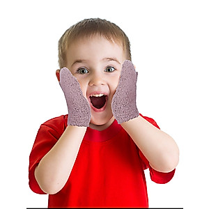 SATINIOR 6 Pairs Toddler Knitted Gloves Kids Winter Warm Stretchy Mittens Soft Lightweight Mittens for Boys and Girls (Multicolored,for 1-3 Years Old)