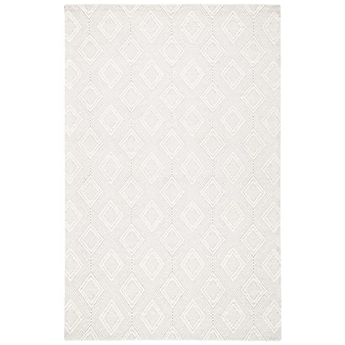 Safavieh Marbella Collection 5' x 8' Ivory MRB306A Handmade Premium Wool Living Room Dining Bedroom Area Rug
