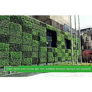 AI HUI Artificial Ivy Privacy Fence Screen 2PCS Square Greenery Walls Outdoor Privacy Screen Halloween Decorations Grass Backdrop Wall Panels for Indoor Garden Fence Greenery Walls