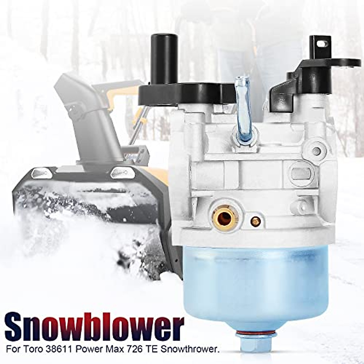 QAZAKY Carburetor for 801396 801233 801255 38518 38584 38538 084133 084233 084332 084333 Toro 38581 38582 38583 38584 38600 38601 38602 38603 38610 38611 CCR2400 CCR3000 CCR3600 CCR3650 CCR3650 GTS210