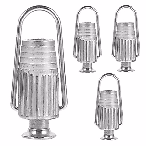 Cabilock 4PCS Metal Clothes Line Tensioners: Clothesline Tightener Clothes Line Tensioner Clothesline Spring Tensioner Clothesline Ratcheting Tensioners for Pulleys and Fixed Clothes Line Home