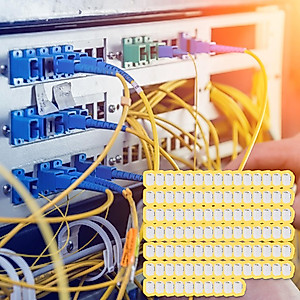 RDEXP Cat6 RJ45 Ethernet Inline Jack Coupler Keystone Female to Female Adapter Plug Set of 100