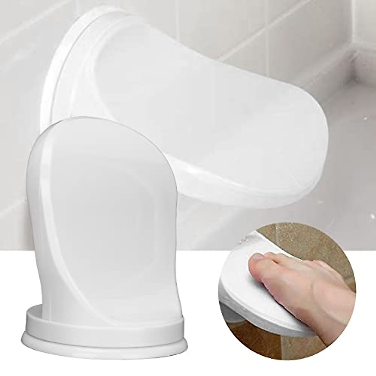 Shower Foot Rest, with Suction Cup Strong Adhesion No Drilling Anti Slip Shower Foot Stool for Women and Back Pain Sufferers