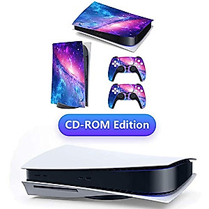YK MALL PS5 Console PS5 Stickers Vinyl Skin Pattern Decals Skin Sticker for PS5 Playstation 5 Console and 2 Controller (Playstation 5 Not The Digital Edition)