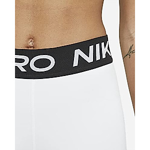 Nike Women's Pro 365 3 Inch Shorts (Medium White)