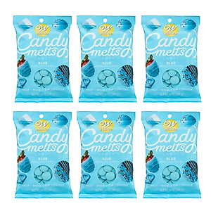 Wilton Blue Candy Melts Candy, 12 oz, Pack of 6
