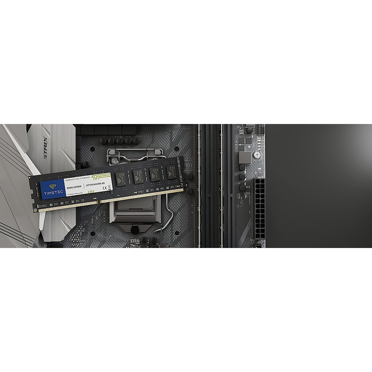 Timetec 16GB KIT(2x8GB) DDR3 / DDR3L 1333MHz PC3-10600 Non-ECC Unbuffered 1.5V / 1.35V CL9 2Rx8 Dual Rank 240 Pin UDIMM PC Desktop Computer Memory RAM Module Upgrade (16GB KIT(2x8GB))