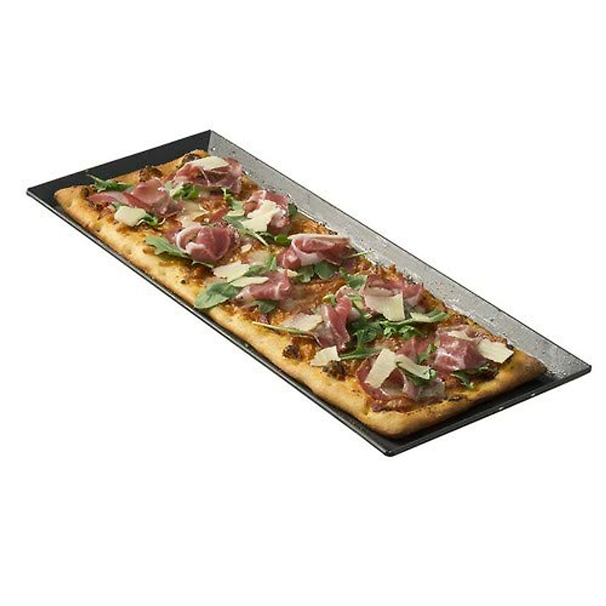LloydPans Kitchenware Hard Anodized 5 Inch by 15 Inch Flatbread Pizza Pan Made in the USA