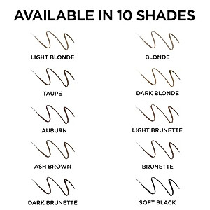 L'Oreal Paris Makeup Brow Stylist Definer Waterproof Eyebrow Pencil, Ultra-Fine Mechanical Pencil, Draws Tiny Brow Hairs and Fills in Sparse Areas and Gaps, Dark Blonde, 0.003 Ounce (Pack of 1)