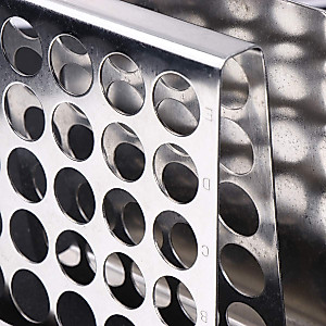 ULTECHNOVO Test Tube Holder, Test Tube Rack Z Shaped Stand Supply Lab Equipment Storage Rack for Lab Students, Holds 30