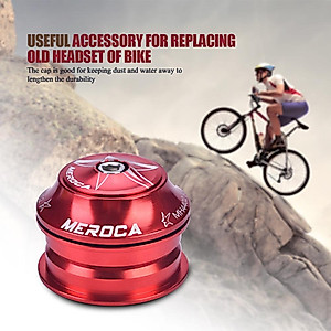 Dioche Headset, Bike Bearing Headset, Aluminium Alloy Bike Front Fork Stem Headset Replacement Accessory for Mountain Bike