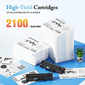 LxTek Compatible Toner Cartridge Replacement for Canon 128 CRG128 to use with ImageCLASS D530 D550 MF4570dw MF4570dn MF4770n FaxPhone L190 L100 Printer Tray (Black, 2 Pack)