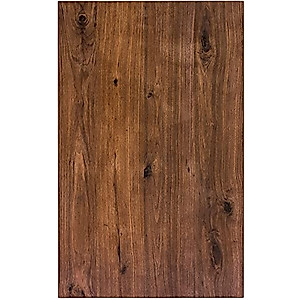 WOODCN Home Office Desk Handmade Rustic Style Workstation Computer Desk Solid Walnut Wood Veneer with Metal Modern Simple Study Writing Desks (58x28 Inch, Only Table Top)