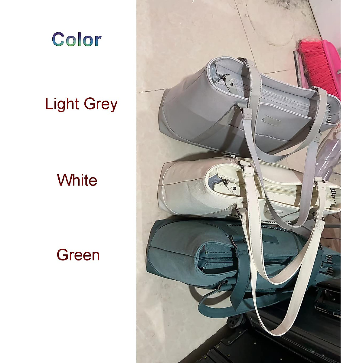 Large Tote Bags for Women 15.6 Inch Laptop Bag Lightweight Canvas Professional Work Briefcase