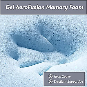 EGO Hybrid 10 Inch Full Mattress, Cooling Gel Infused Memory Foam and Individual Pocket Spring Mattress, Made in USA, Mattress in a Box, CertiPUR-US Certified, Medium, 75"x54"