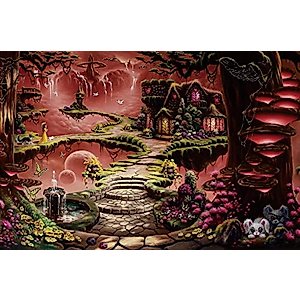 Ingooood- Jigsaw Puzzle 1000 Pieces for Adult- Fantasy Series- Magic House_IG-0585 Entertainment Wooden Puzzles Toys