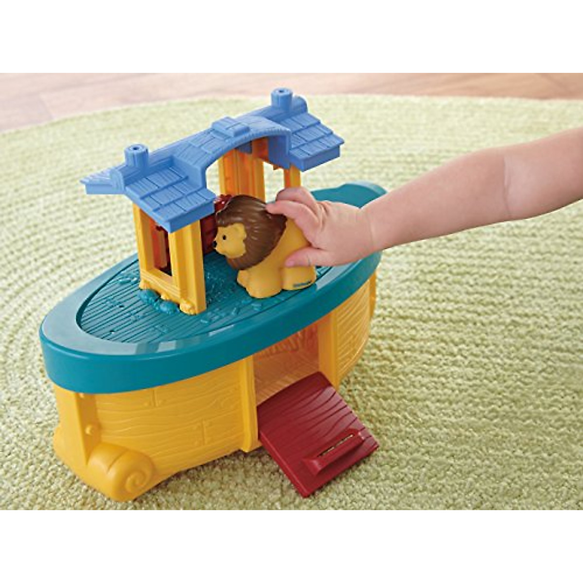 Fisher-Price Little People Noah's Ark playset with 9 figures for toddler and preschool pretend play ages 1 to 5 years