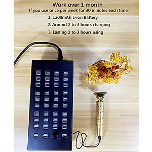 goldseaside Pro T Clippers Trimmer, Electric Pro Li Trimmer T Blade Trimmer Cordless Rechargeable, Professional Baldheaded USB Rechargeable Trimmer Hair Clipper for Men(Gold)