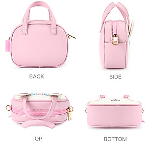 mibasies Toddler Purse for Little Girls Handbags Kids Age 3-8 Bunny purse