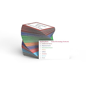 Medical Terminology Study Cards 2024-2025: Med Term Review for Health Professionals [Full Color Cards]