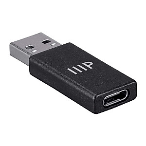 Monoprice USB-C Female to USB-A Male 3.1 Gen 2 Adapter - Up to 10Gbps Data Transfer speeds Through a Compatible Connection