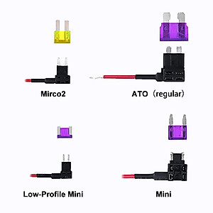 Skyview Dash-Cam-Hardwire-Kit Dash-Cam-Charger Dash-Cam-Hardwire-Kit-Mini-USB Power-Charger-Battery-Converter-Output 5V2A Adapter-for-Mirror-Front-and-Rear-Hidden-Spy-Car-Camera-Dash-Cams