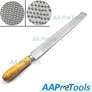 AAProTools Professional Vet Farrier Tool Equine Horse Shoe Hoof Rasp Wood Handle