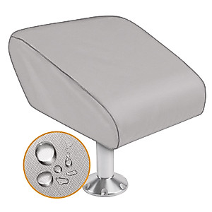 iCOVER Boat Folding Seat Cover-1 Pack 600 Denier Canvas Waterproof Heavy-Duty Weather Resistant Material Trailerable Fishing Chair Cover