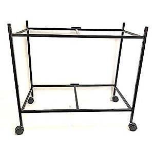 Mcage 2-Shelf Stand for Two of 30" x 18" x 18 Breeding Flight Cages, Black