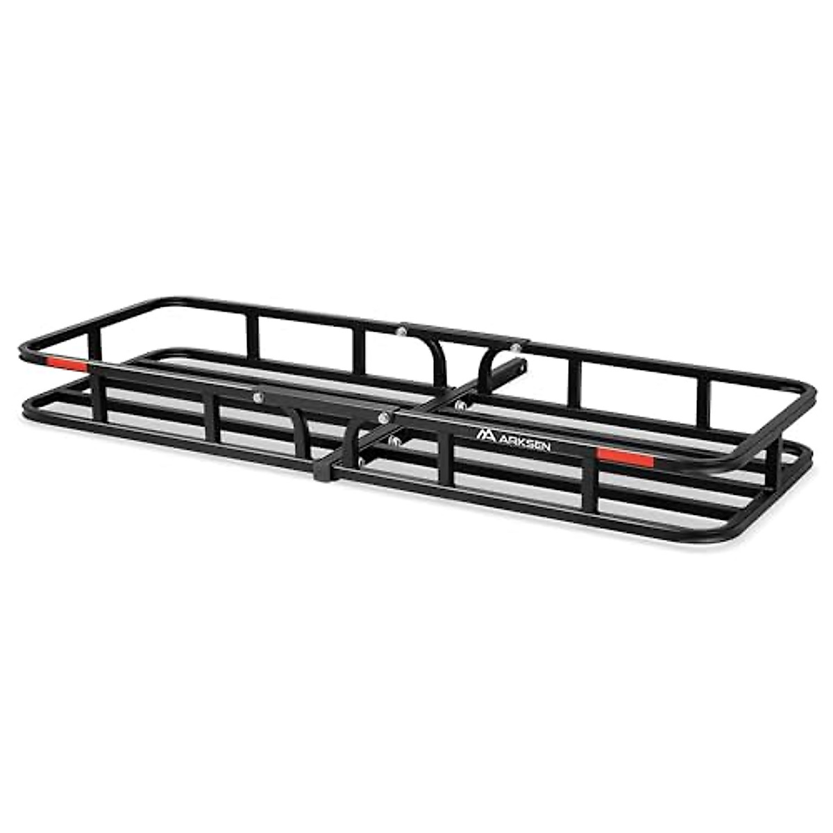 ARKSEN 53 x 19 Inch Heavy Duty Cargo Rack Carrier 500 Lbs Capacity 2/1.25 Inch Receiver Hitch Luggage Basket for SUV Pickup Camping Traveling