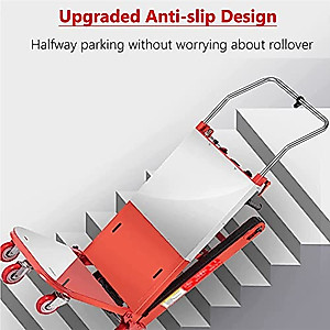 XQZMZSCP Electric Crawler Stair Climber,Heavy Furniture,Electric Stair Climbing Trolley,Portable and Foldable Crawler Stair Climber (48V84AH)