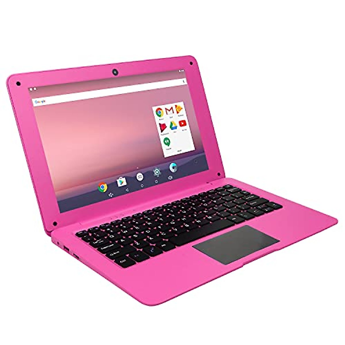 10.1" Inch Kids Laptop Computer, Netbook Powered by Android 7.1.1, Quad Core Processor, 2gb Ram, 32gb Storage, Bluetooth, WiFi