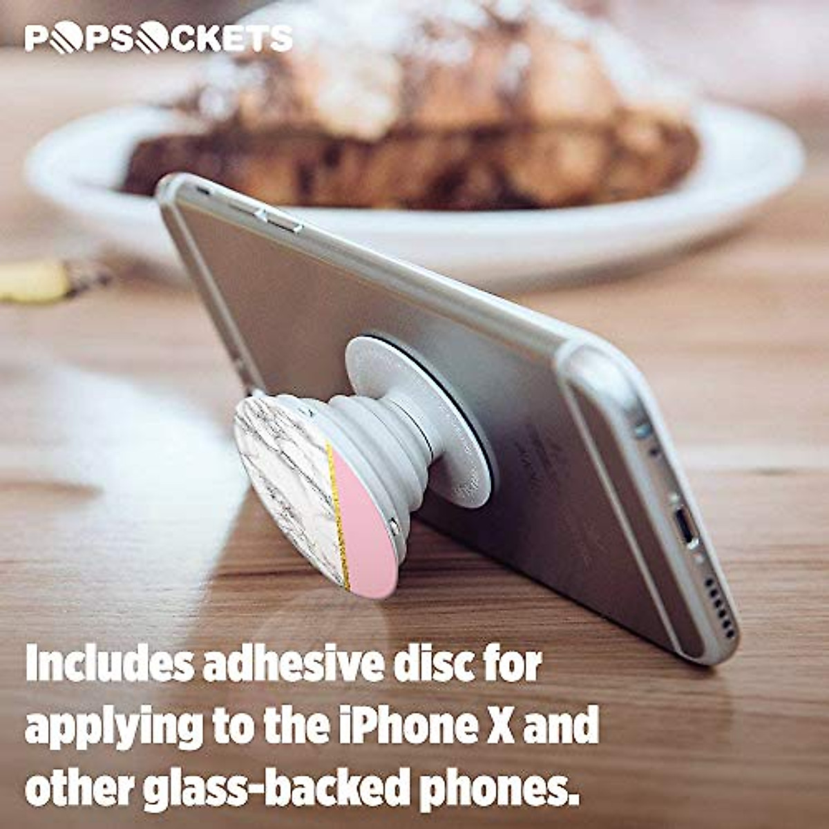 PopSockets: Collapsible Grip & Stand for Phones and Tablets - Marble Chic