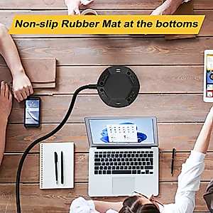 Power Strip Tower with PD 20W USB C Ports, Surge Protector with 4 Outlet and 4 USB Ports, 6.56 FT Extension Cord Power Tower Charging Station for Desk, Home Office, Living Room, Bedroom
