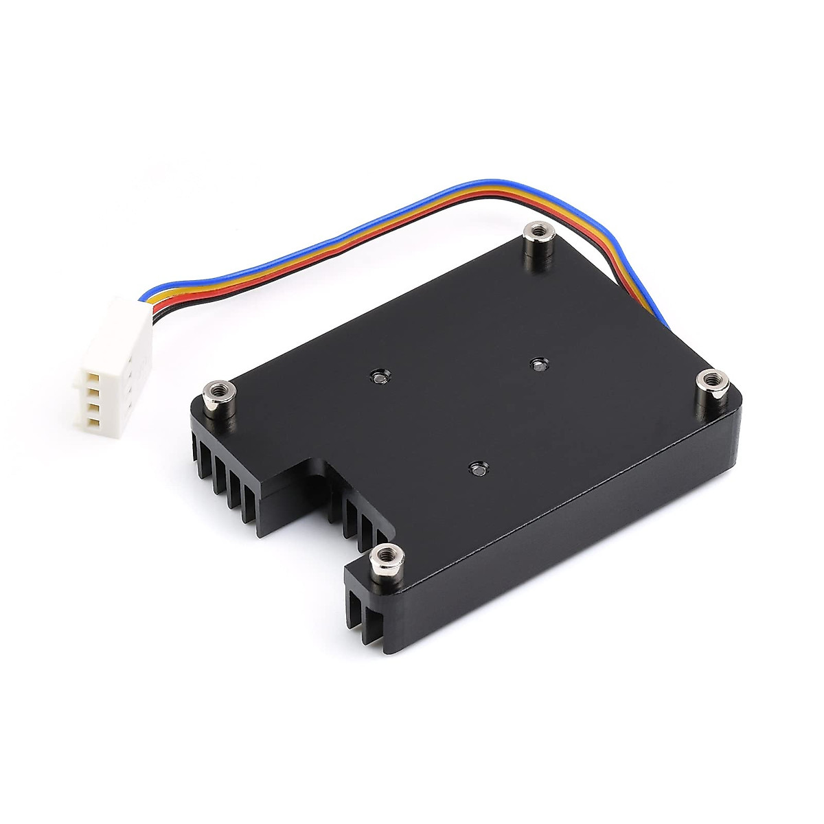waveshare Cooling Fan for Raspberry Pi Compute Module 4 CM4, All-in-one Heatsink, PWM Speed Adjustable, 8000±10% RPM, Low Noise, with Thermal Tapes