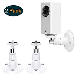 FASTSNAIL Wall Mount and 16.4FT Flat Power Extension Cable Ktis Compatible with Wyze Cam Pan, Wyze Cam Outdoor, Mounting Kit Including Charging Cord for Wyze Cam Pan, Wyze Cam Outdoor