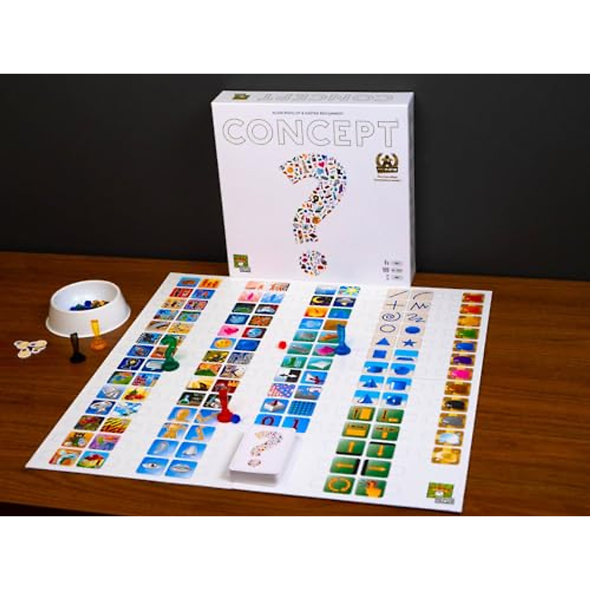 Concept Party Game | Award-Winning Board Game | Team-Based Guessing | Fun Family Game for Adults and Kids | Ages 10+ | 4-12+ Players | Average Playtime 40 Minutes | Made by Repos Production