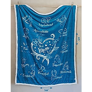 Gifts for Mom Softest Throw Blanket (65" x 50") and Sherpa Socks Gift Set, Birthday Gifts for Mom, Mom Gifts, Moms Birthday Gift Ideas, Mom Birthday Gifts, Gifts for Mom from Daughter, Mother Gifts.