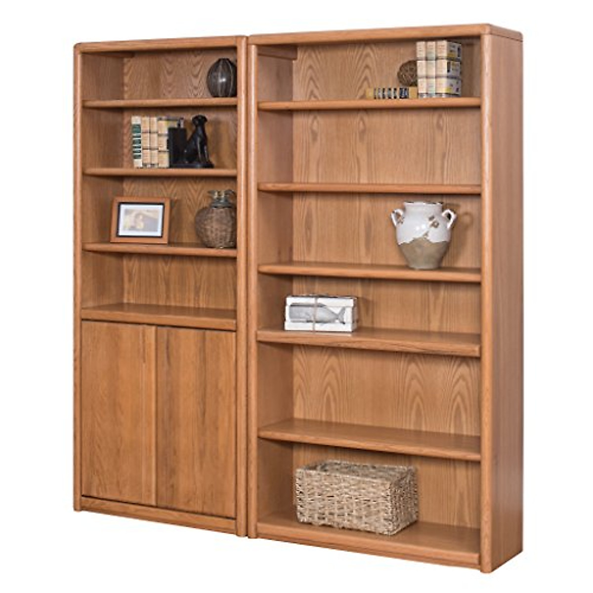 Martin Furniture Contemporary 6 Shelf Bookcase - Fully Assembled
